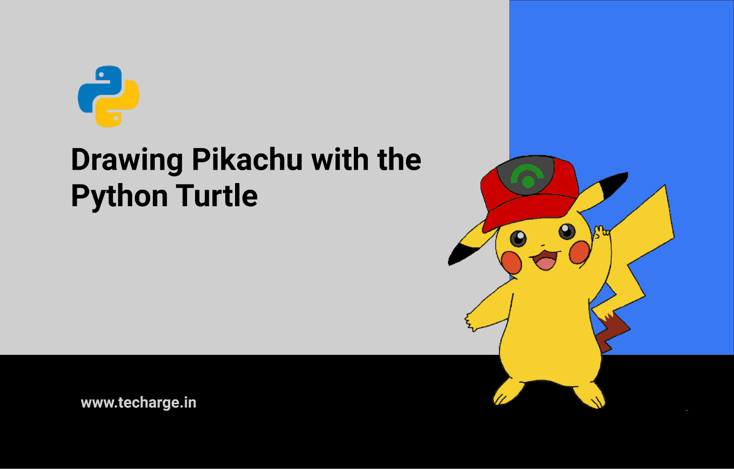 Drawing Pikachu With The Python Turtle Library TECHARGE